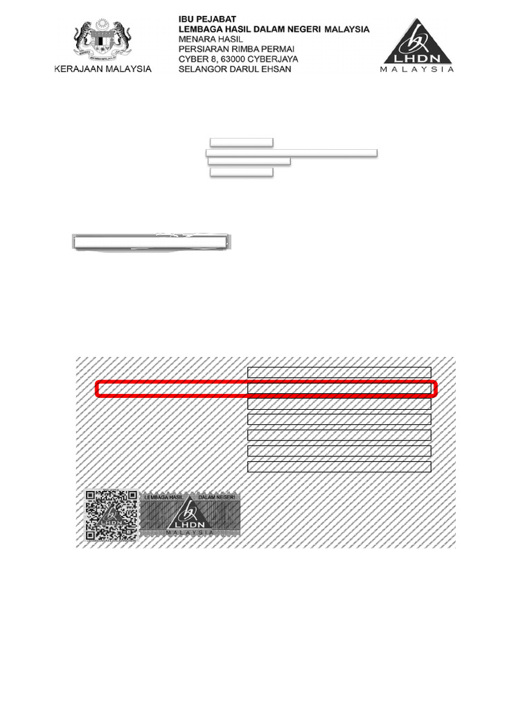 Contoh Sijil Setem | PDF