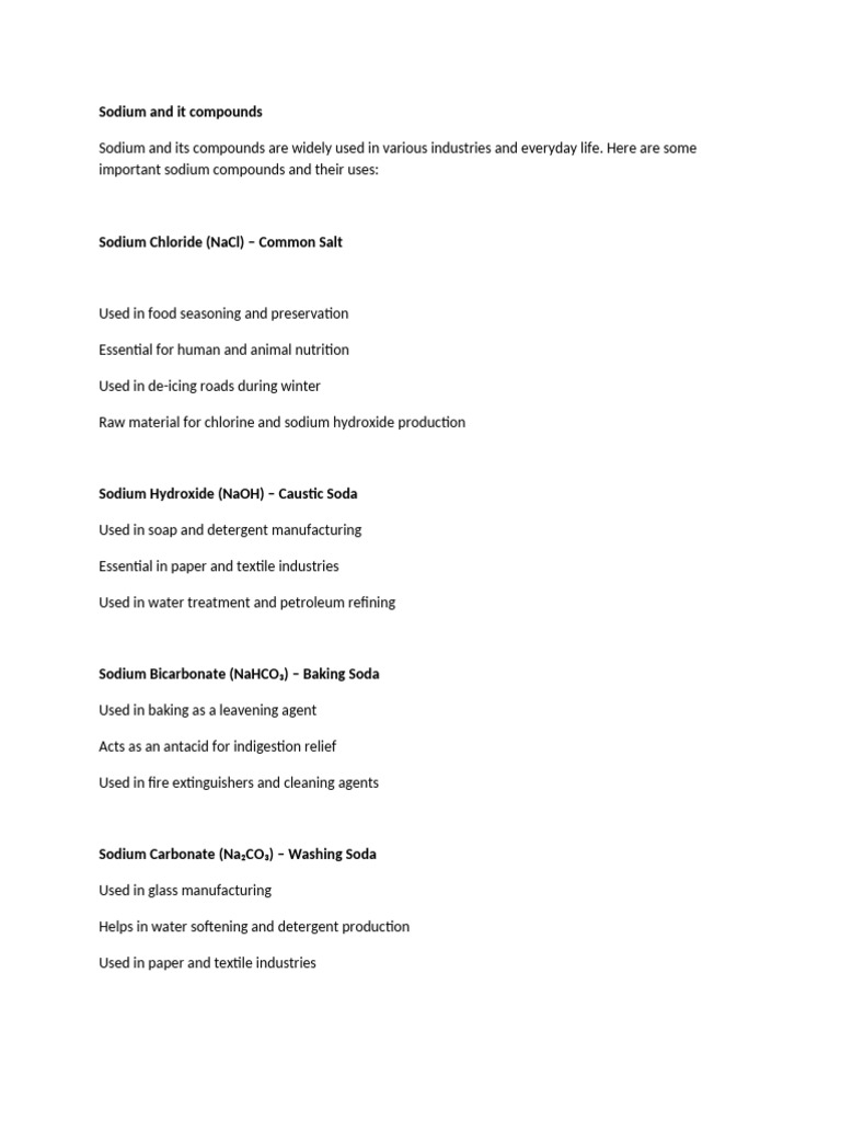 Metals and Their Compounds | PDF | Alloy | Steel