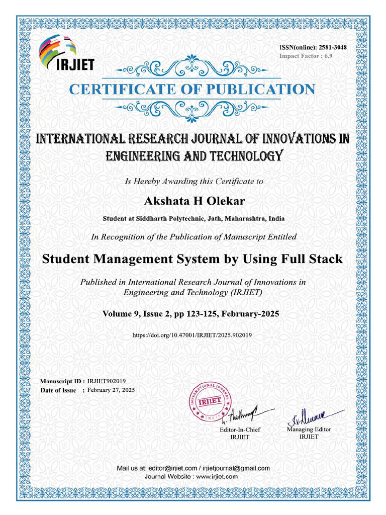 E Certificate2 | PDF