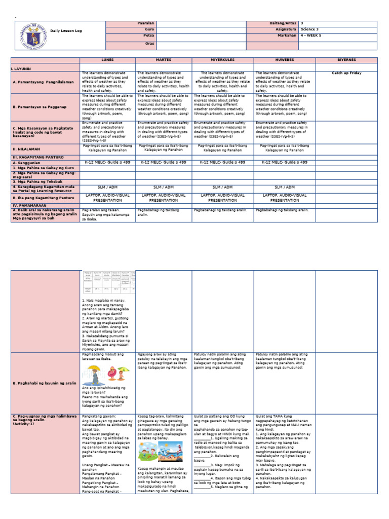 Science 3 Week 5 | PDF