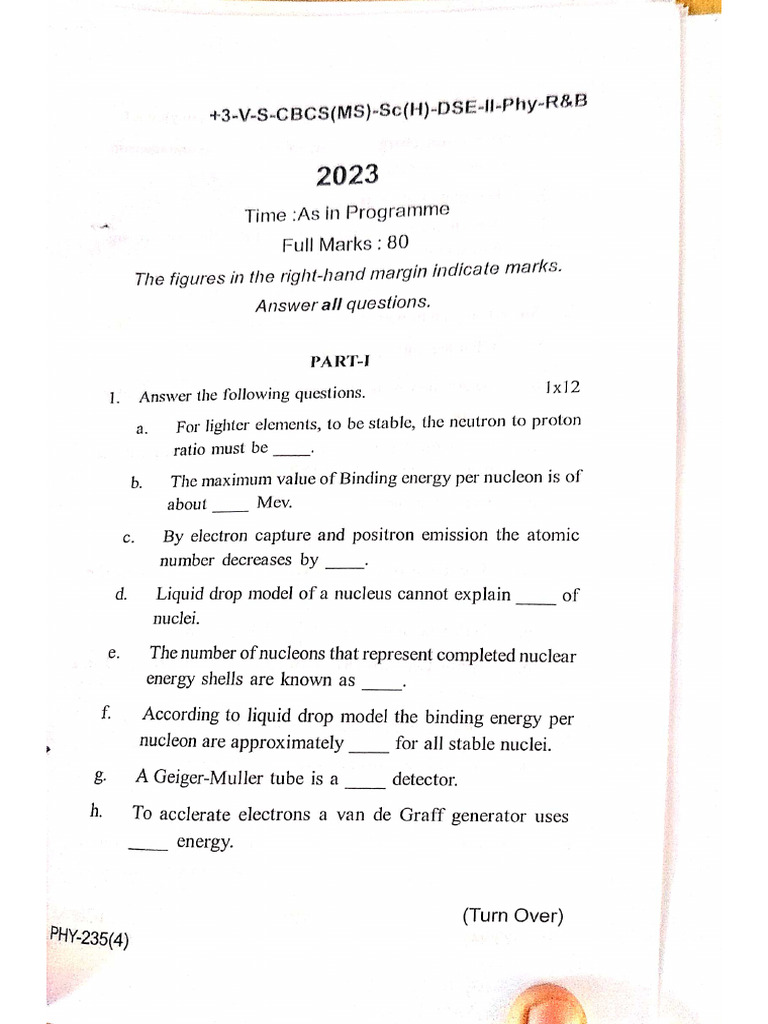 Dse-2 2023 pyq | PDF