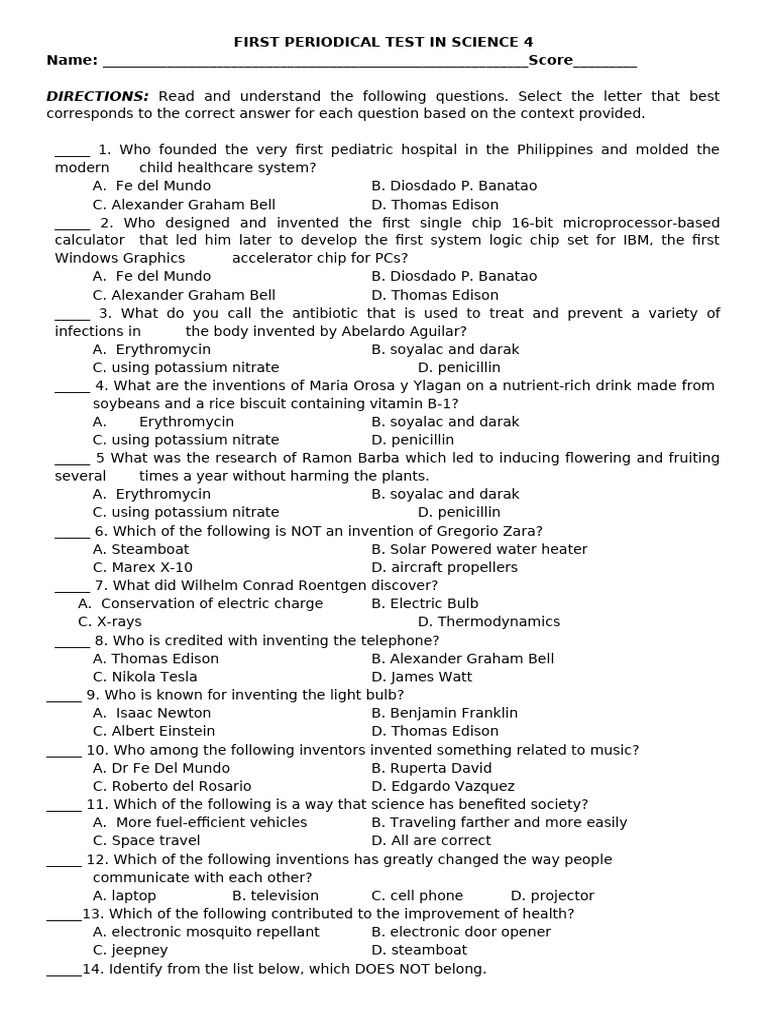Science 4 q1 PT For Student | PDF | Pollution | Air Pollution