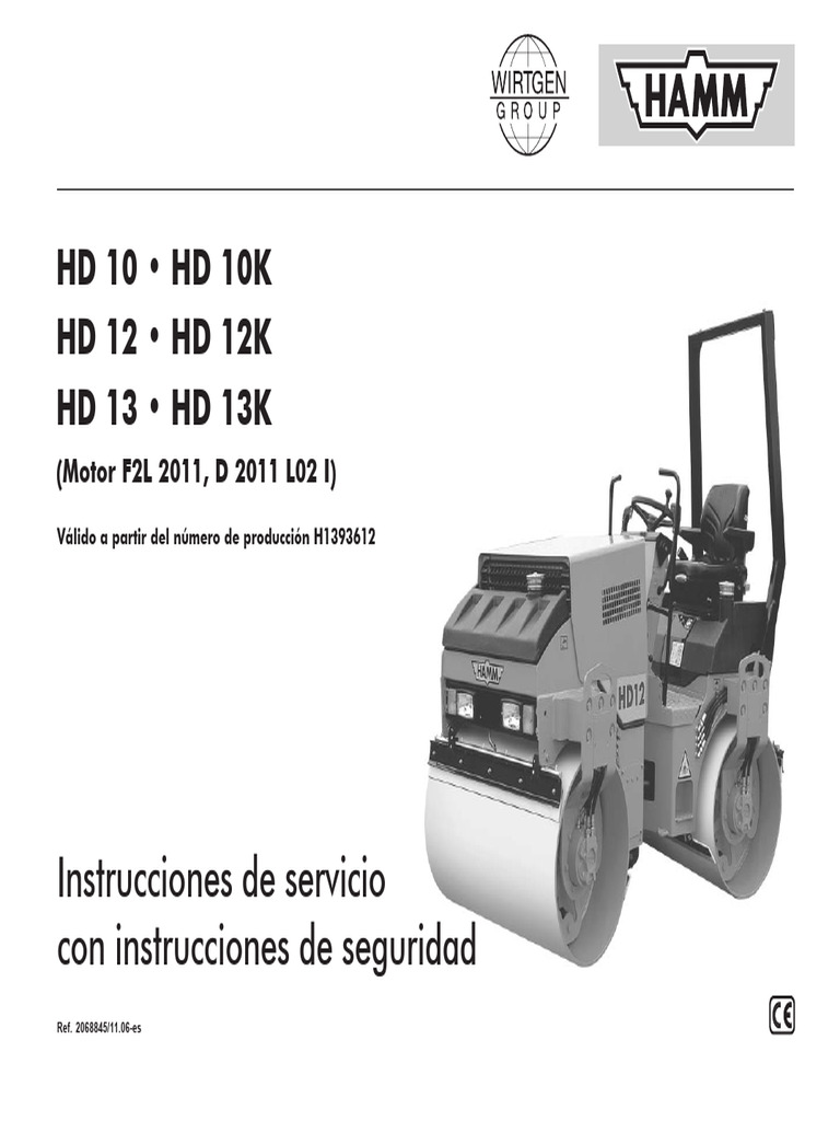 HAMM HD12 | PDF
