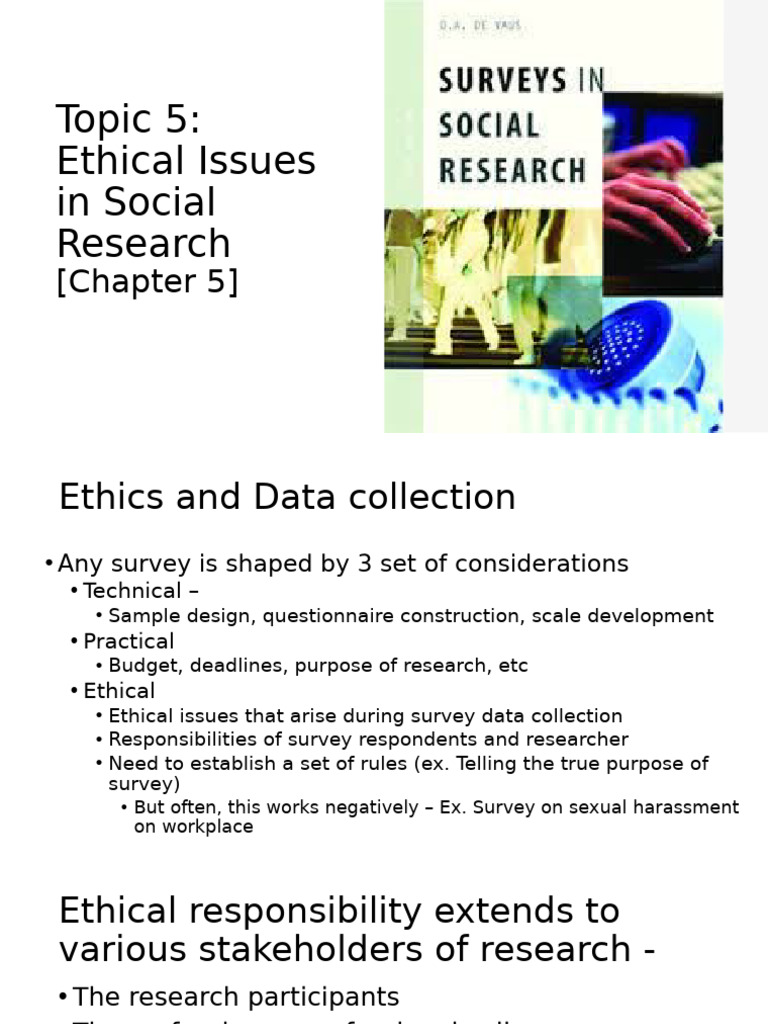 Ethics in Research | PDF | Methodology | Survey Methodology