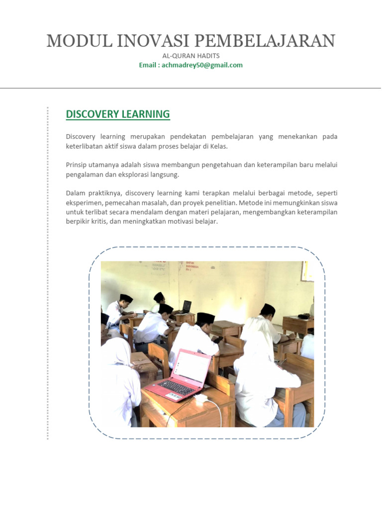 Modul Inovasi Pembelajaran | PDF