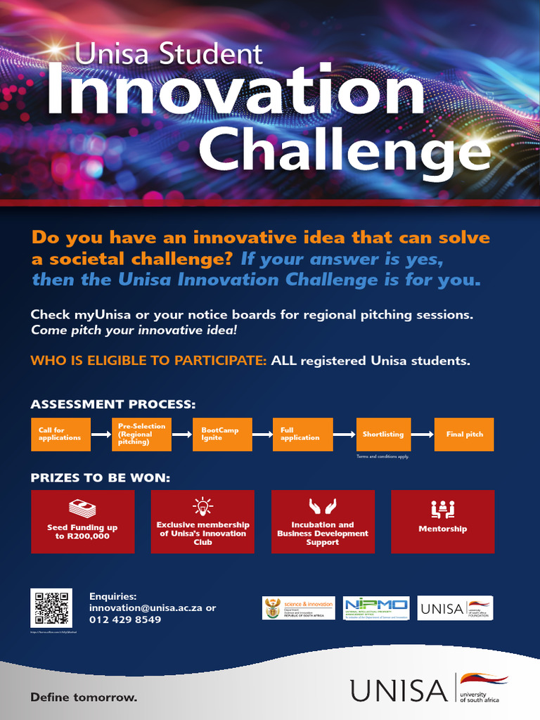 Announcement 2025 Unisa Innovation Challenge A0 Poster - Final | PDF
