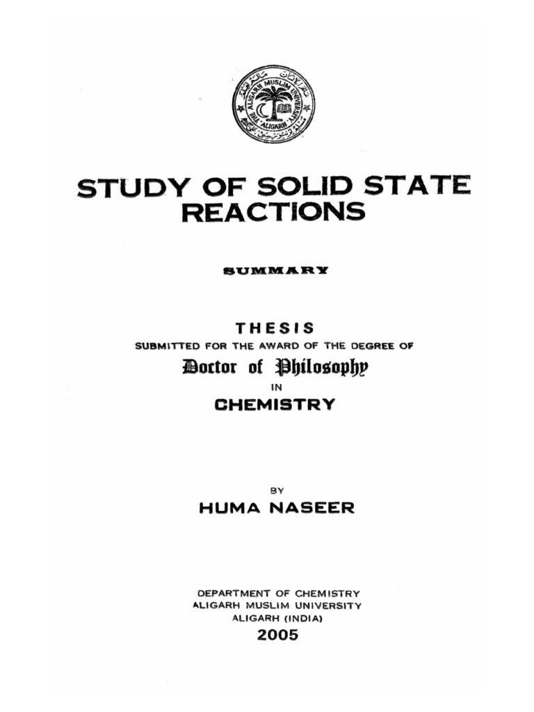 Solid State Rn | PDF | Solid State Chemistry | Temperature