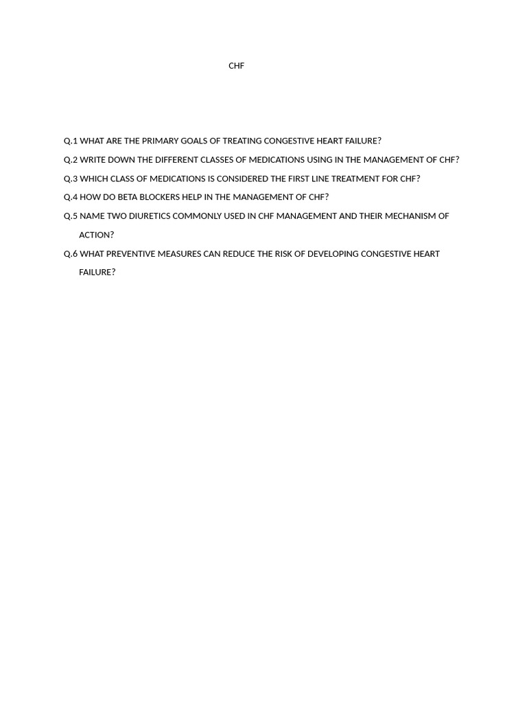 Tutorial CHF | PDF