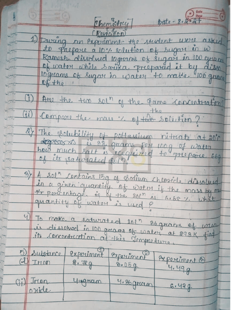 Chem Worksheet | PDF