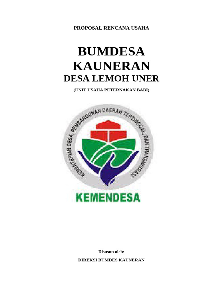 Proposal BUMDesa Ketahanan Pangan 2025 | PDF