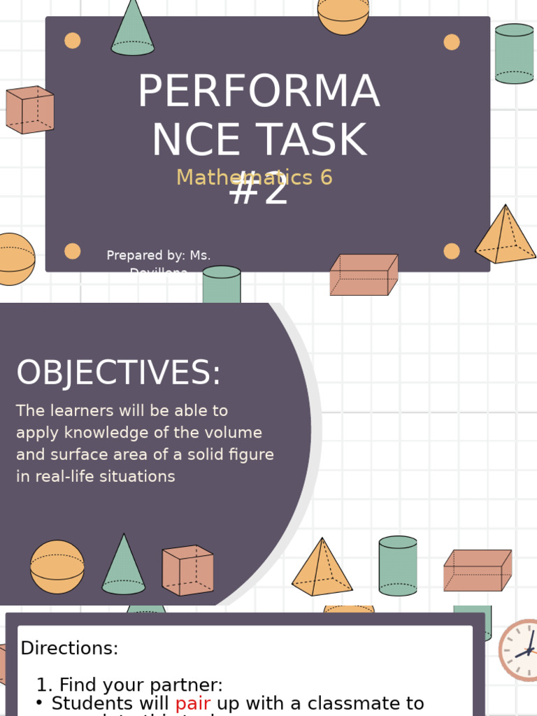 Surface Area and Volume Peta2 | PDF