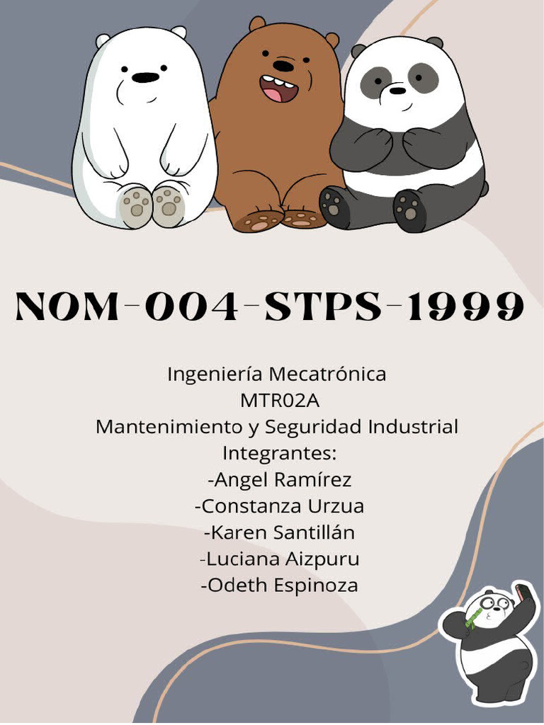 Seguridad en Maquinaria: NOM-004-STPS-1999 | PDF