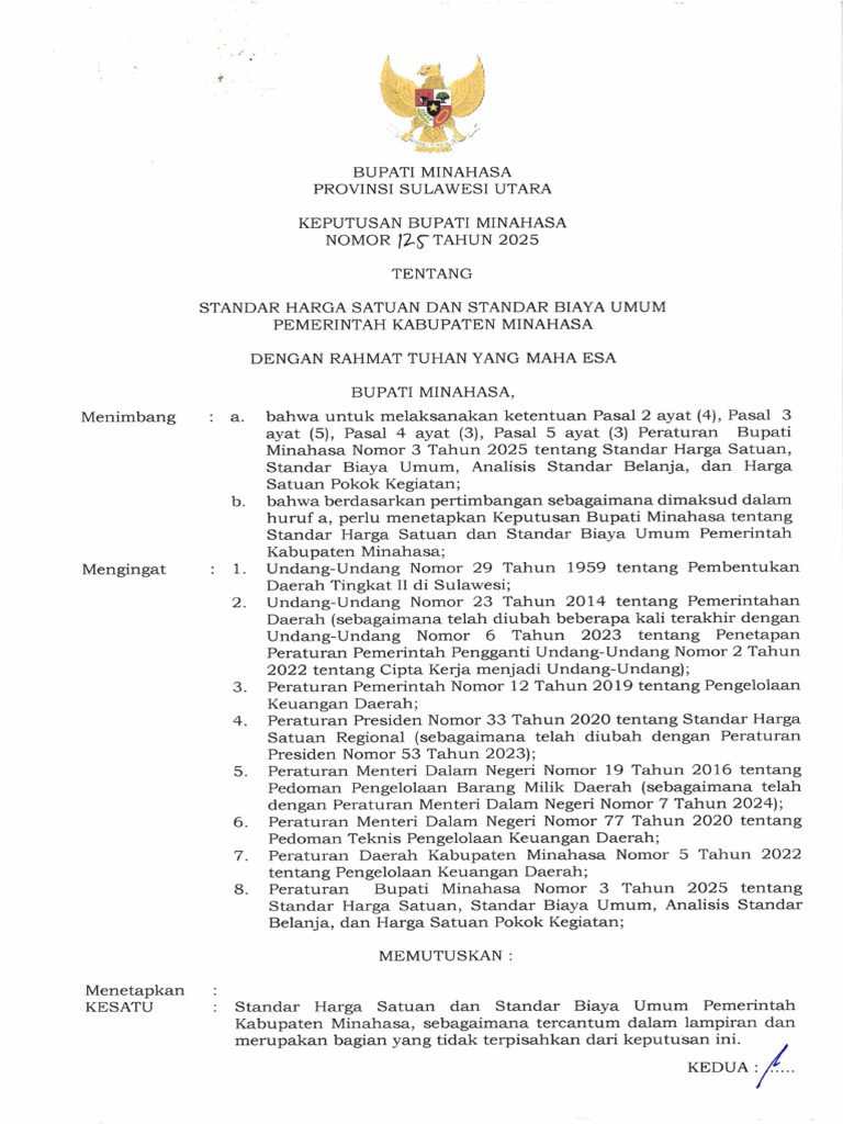 SK 125-2025 TTG Shs Dan Sbu | PDF