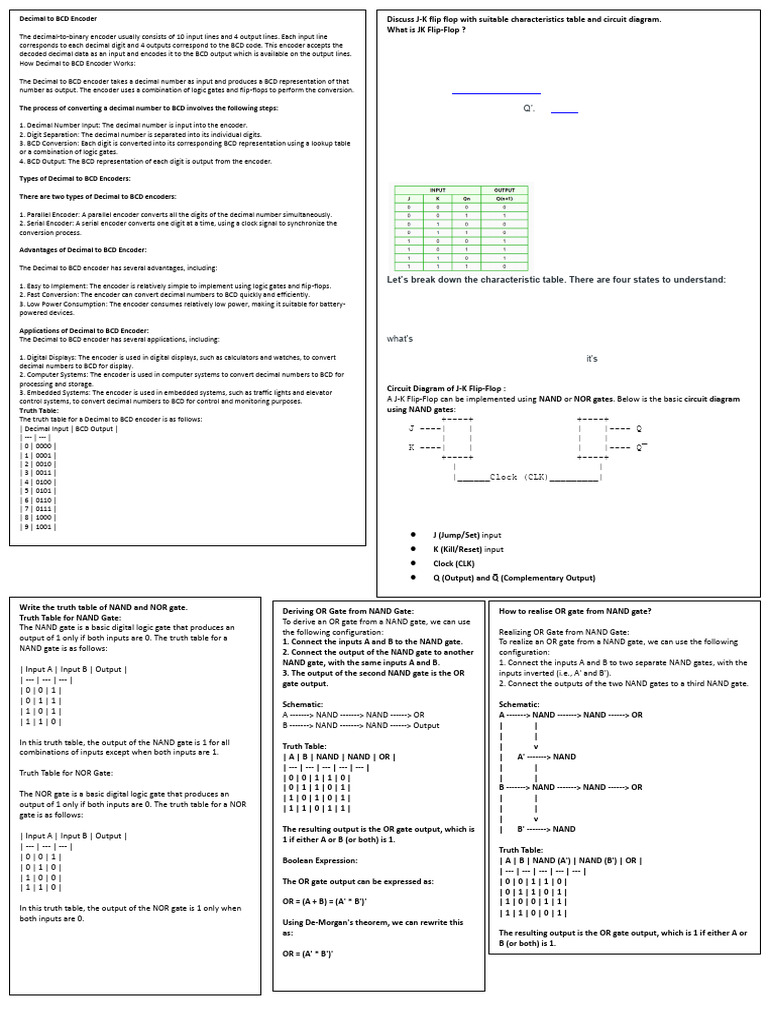 Digital | PDF | Logic Gate | Binary Coded Decimal