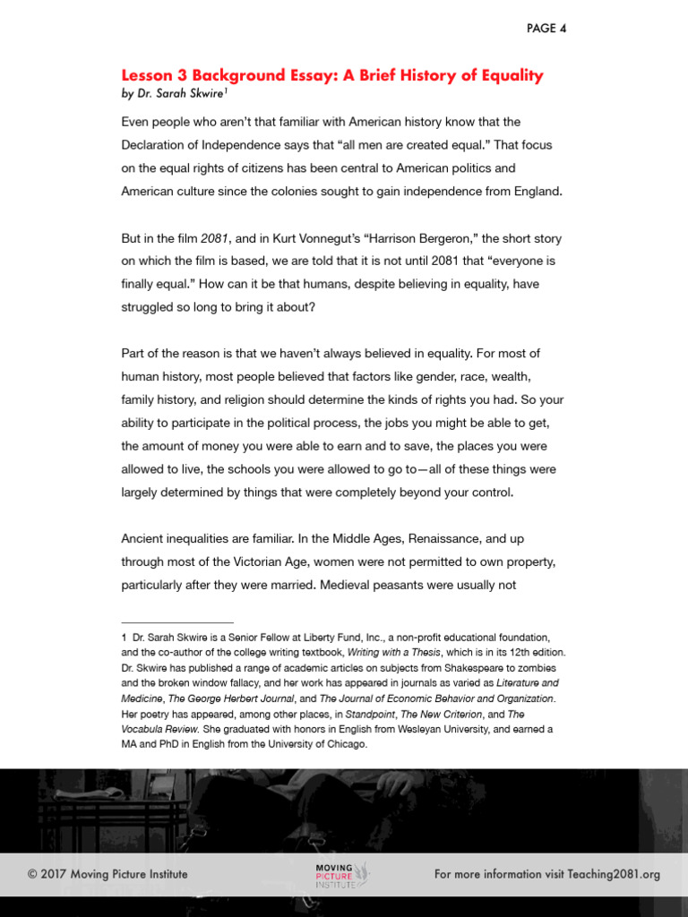 Lesson 3 Equality Pages Deleted | PDF | Racial Segregation In The ...