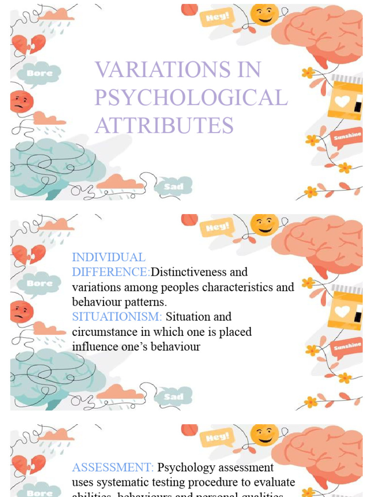 Variations in Psychological Attributes | PDF | Intelligence | Creativity