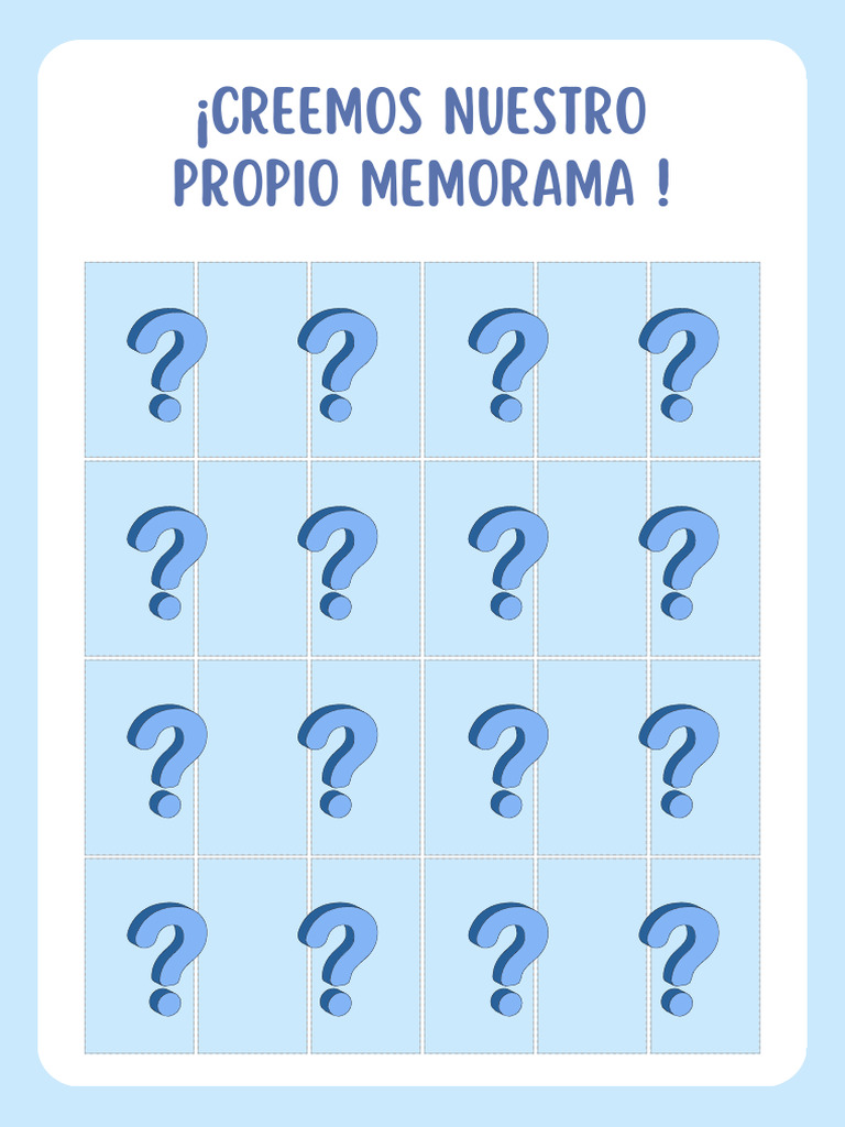 Ejemplos Memorama | PDF