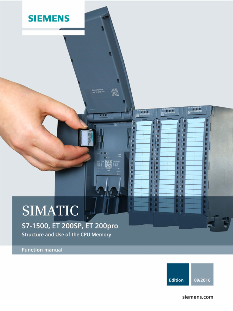 s71500 Structure and Use of The PLC Memory Function Manual en-US en-US ...