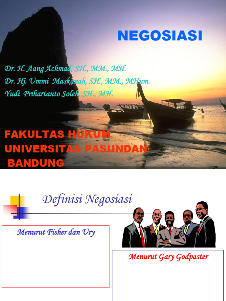 Maps Negosiasi 1 | PDF