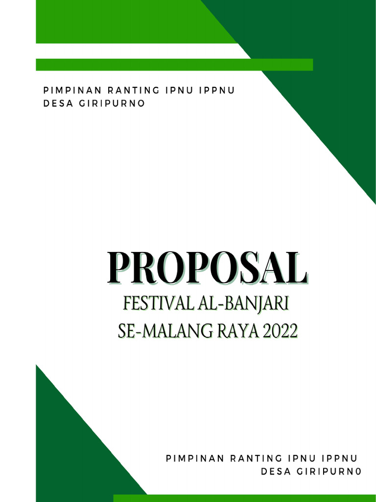Proposal Fesban | PDF