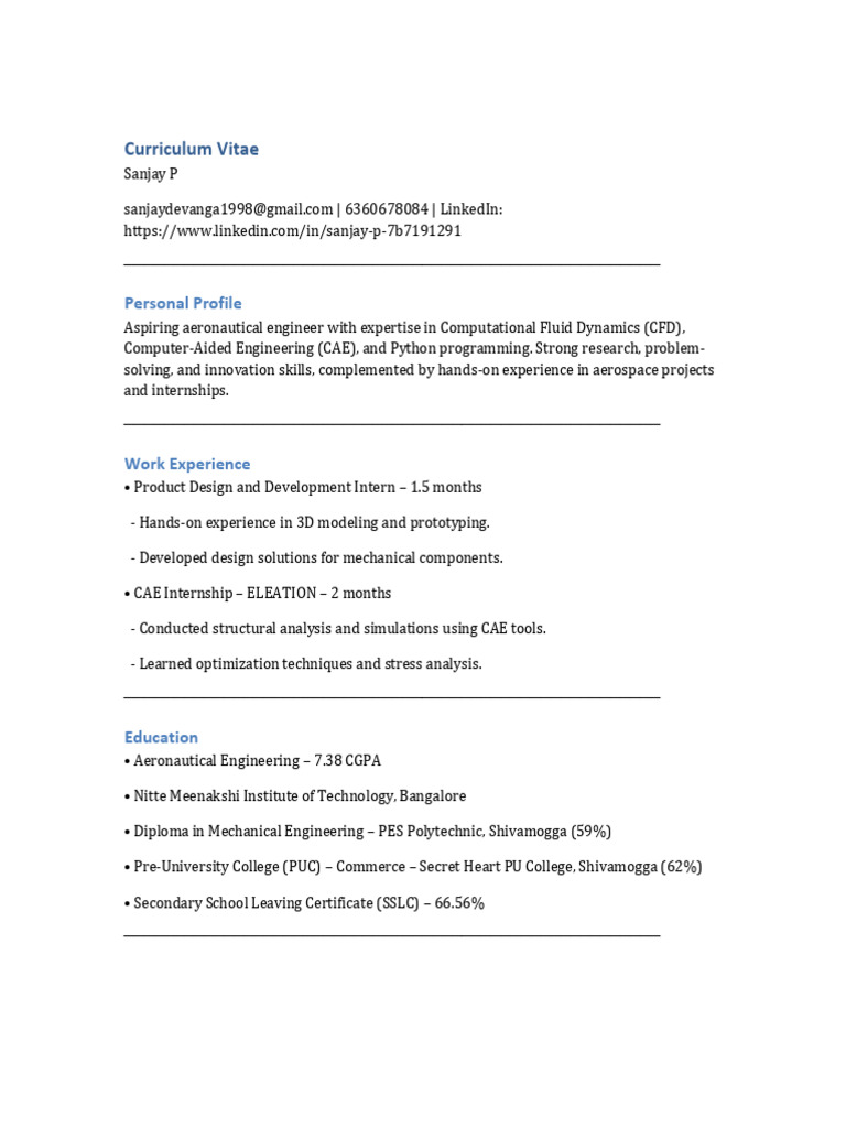 Sanjay_CV_Updated (4) | PDF