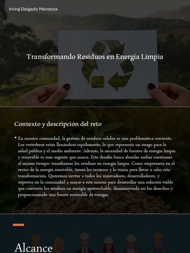 Transformando Residuos en Energía Limpia | PDF | Residuos | Energía renovable