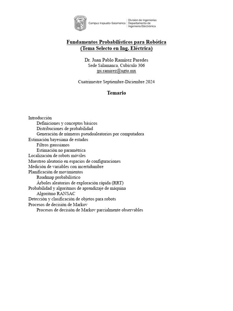 Fund Prob Rob | PDF | Matemáticas Aplicadas | Informática