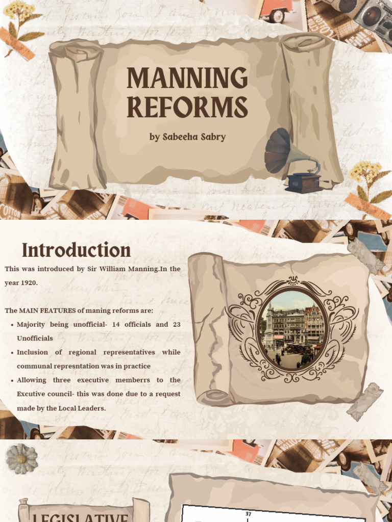 Manning Reforms Overview 1920-1924 | PDF