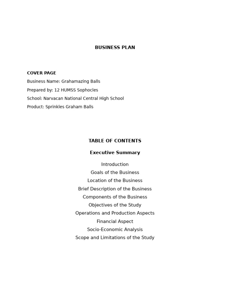 BUSINESS-PLAN | PDF | Chocolate | Inventory