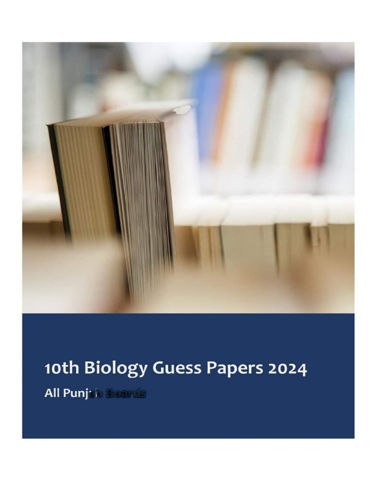 10th Biology Guess Paper by Dawn | PDF