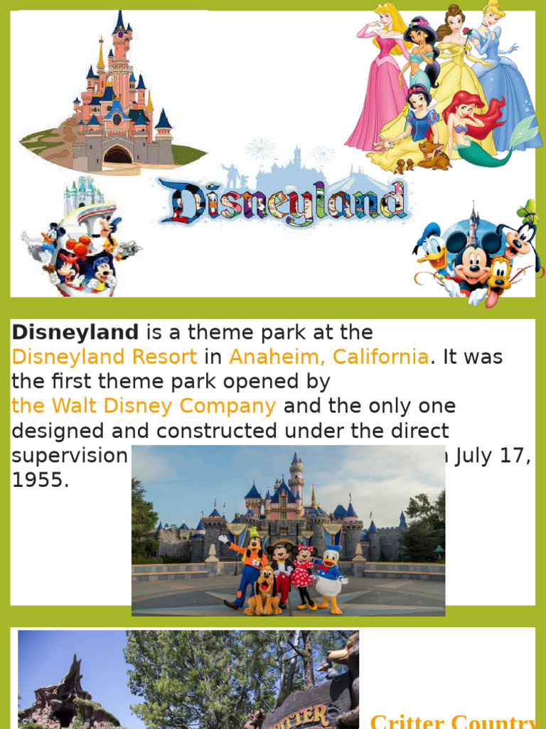 Disneyland: The First Disney Park | PDF