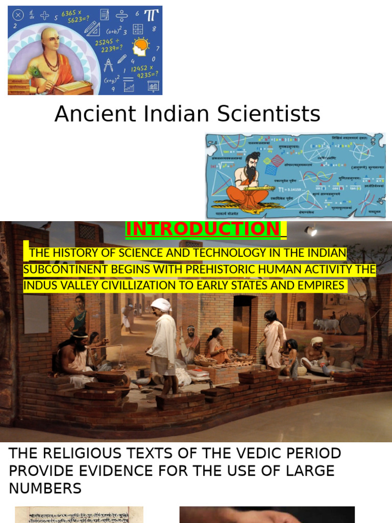 Ancient Indian Scientists and Innovations | PDF