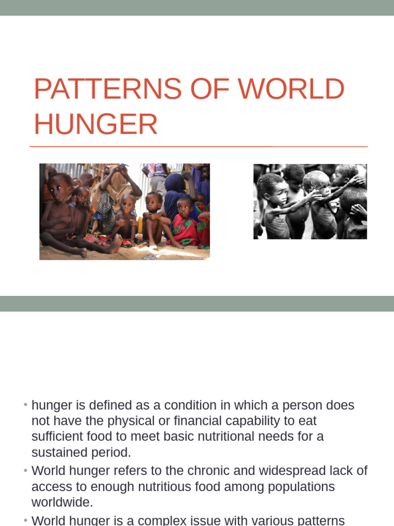 Pattern of World Hunger - 0 | PDF