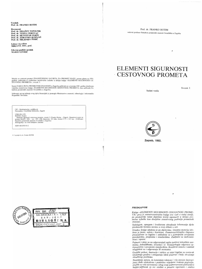 Franko Rotim - Sudari Vozila (Svezak 3) | PDF