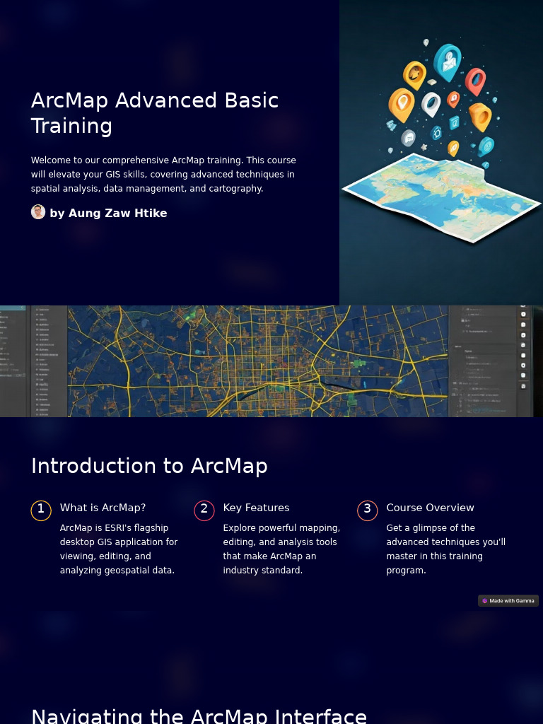 ArcMap Advanced Basic Training 10ce006f 5ce6 4ef8 9fb7 A3f96c465c10 | PDF | Geographic ...