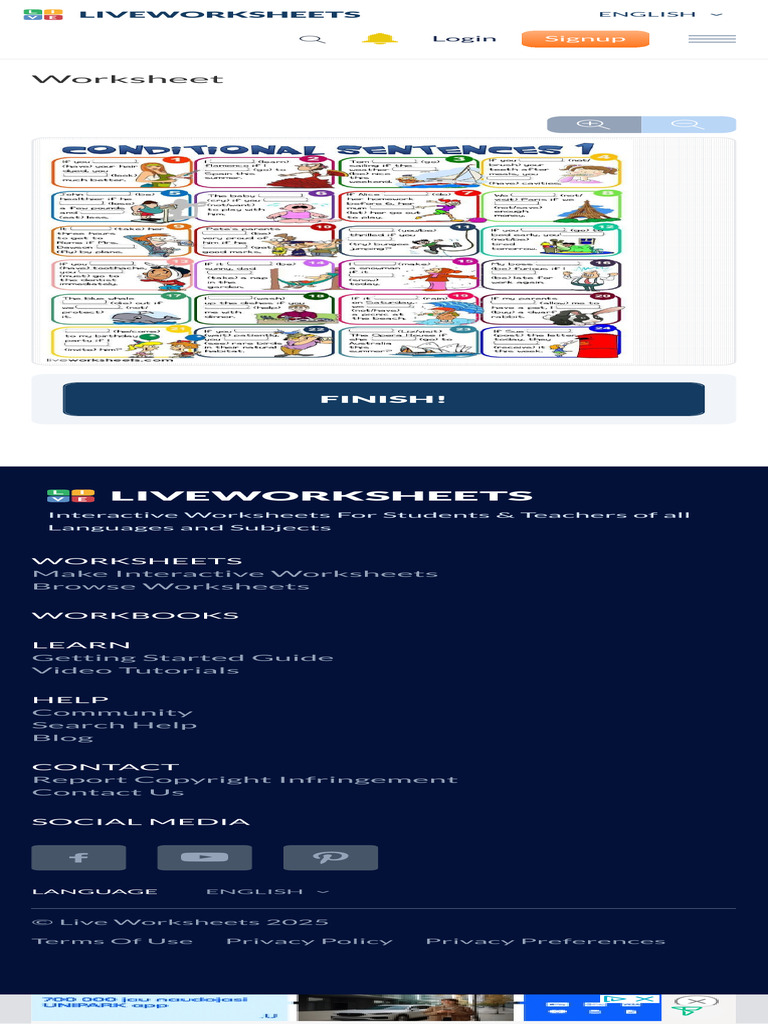 Worksheet LiveWorksheets 2 | PDF