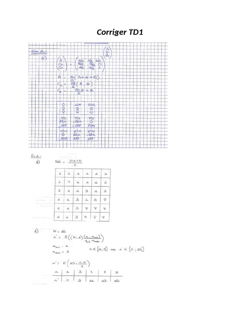 Corriger TD1bouguerne | PDF