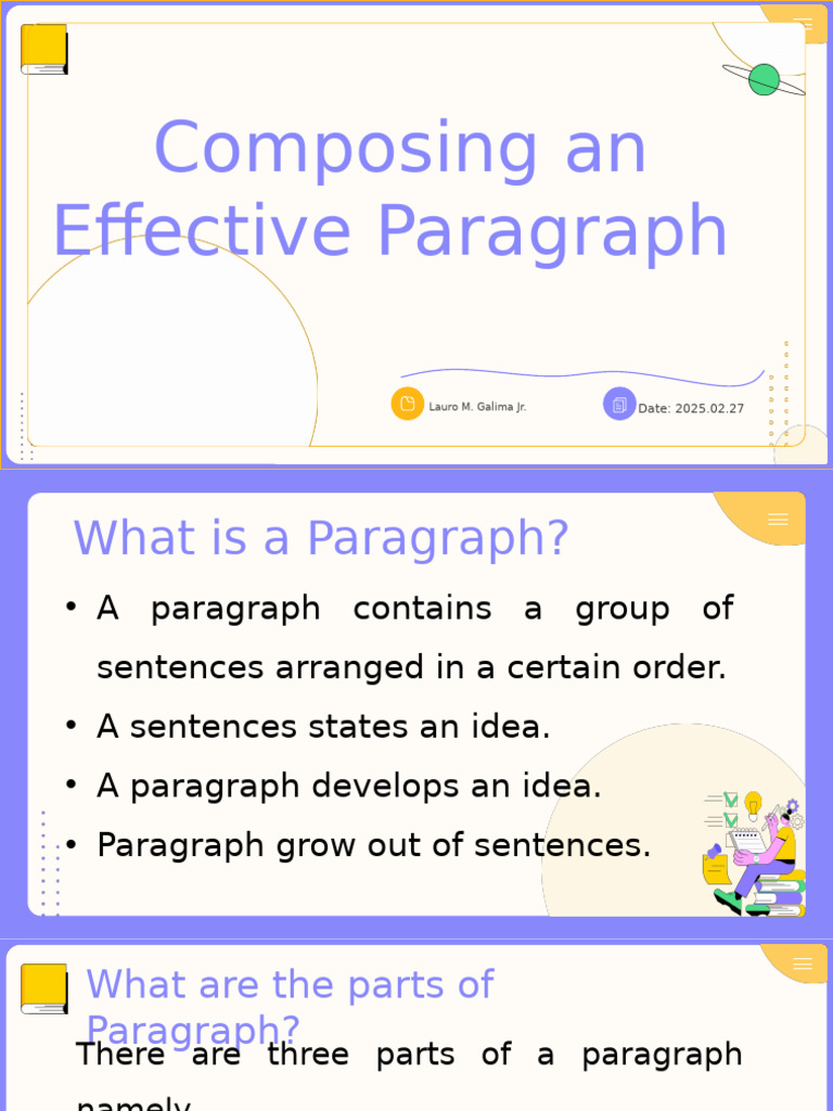 Composing An Effective Paragraph | PDF | Strength Training | Aerobic ...