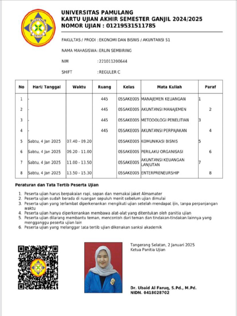 Erlin Sembiring - Uas Metlit | PDF
