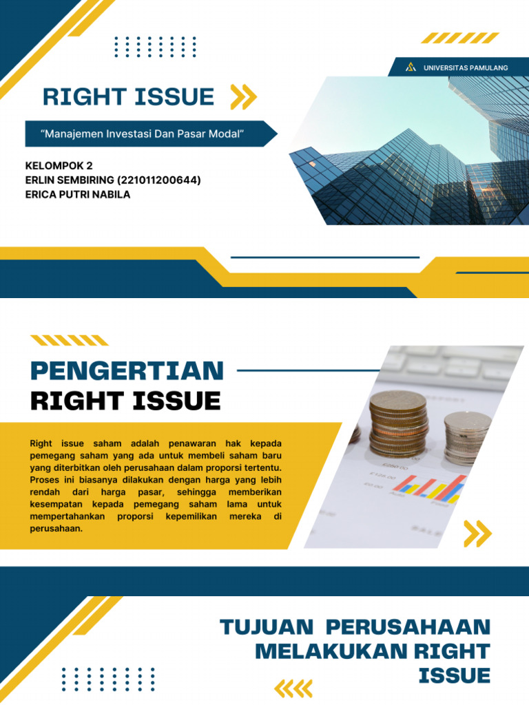 Biru Kuning Dan Putih Modern Laporan Keuangan Presentation | PDF