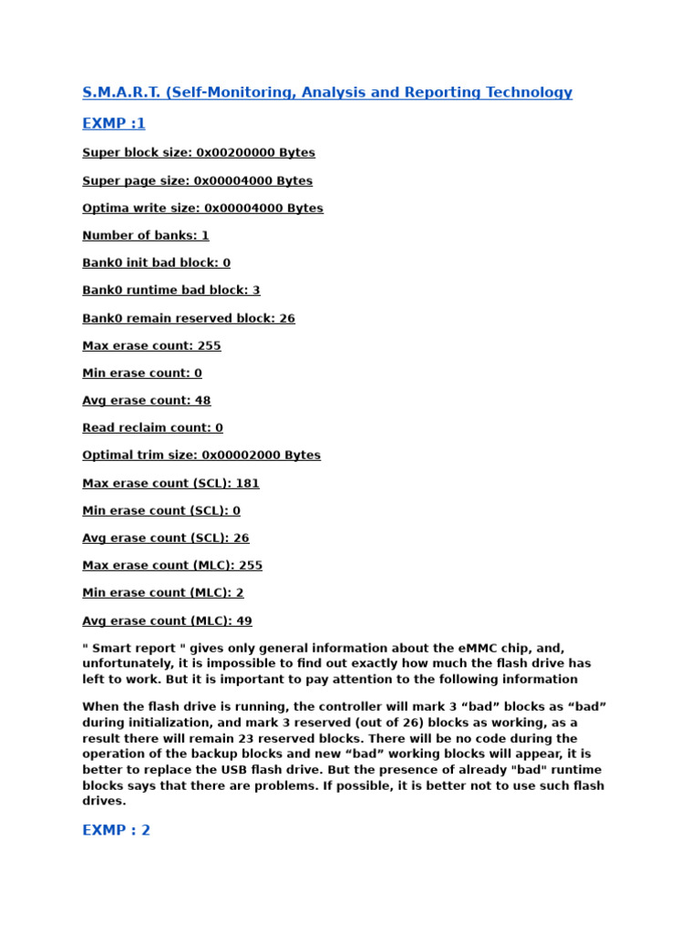 eMMC Pre EOL: 90% Blocks Consumed | PDF | Flash Memory | Computing