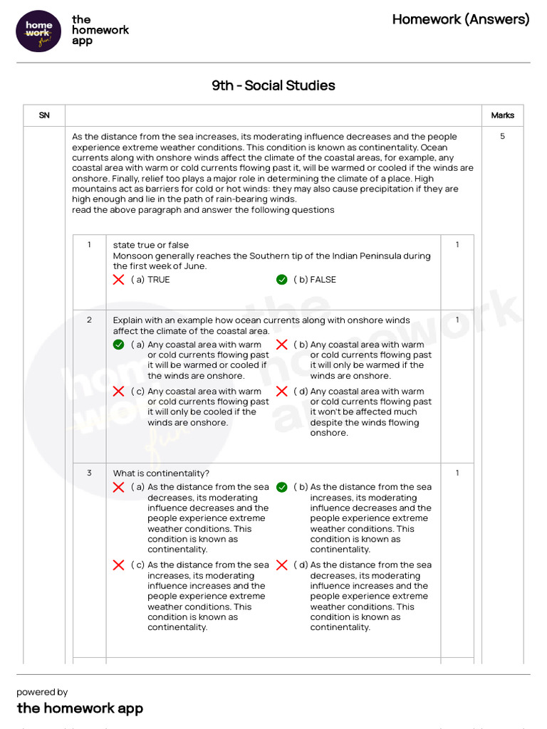 Answers - Homework - 9th - Social Studies - 2025-03-11T12 - 38 | PDF ...