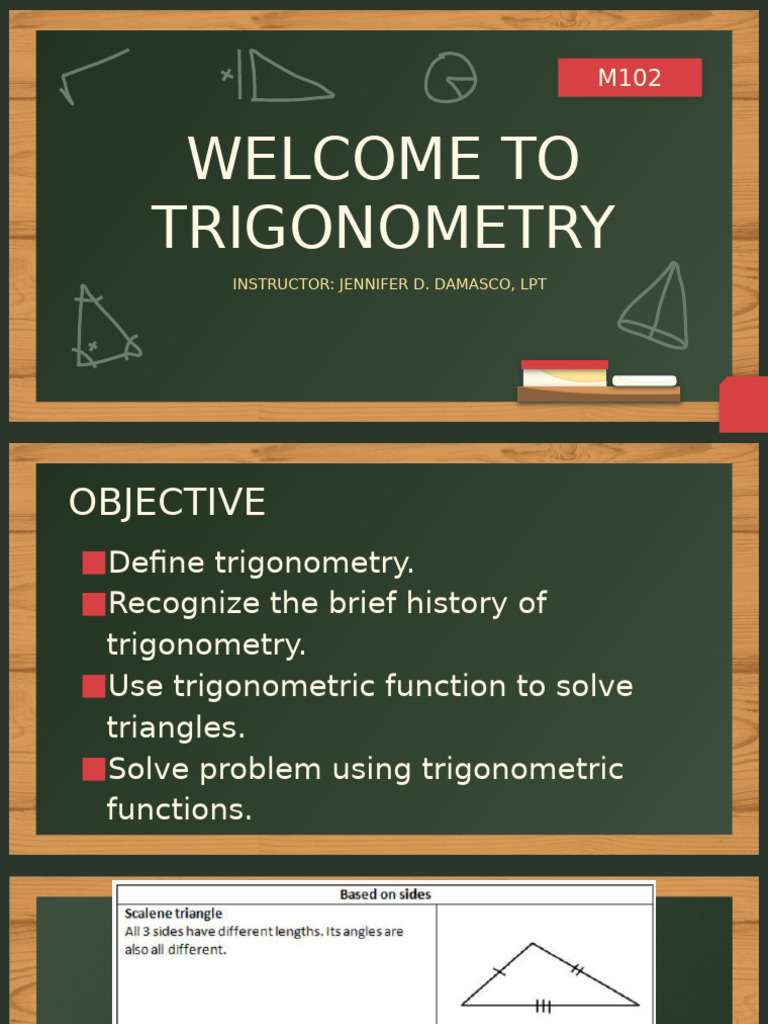 Trigonometry Trigonometric Functions and Identities Math 11th Grade | PDF | Trigonometric ...