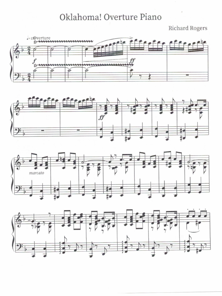 00 - Overture - Oklahoma! | PDF