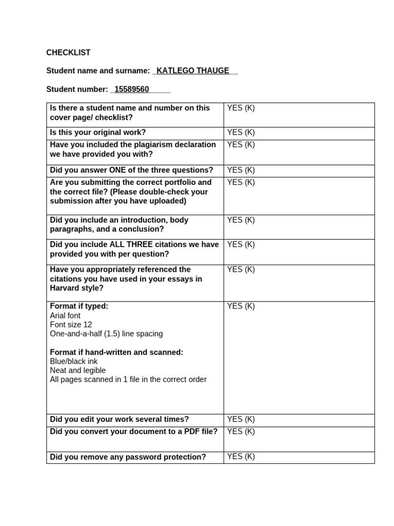 Eng1503 Portfolio Examination | PDF