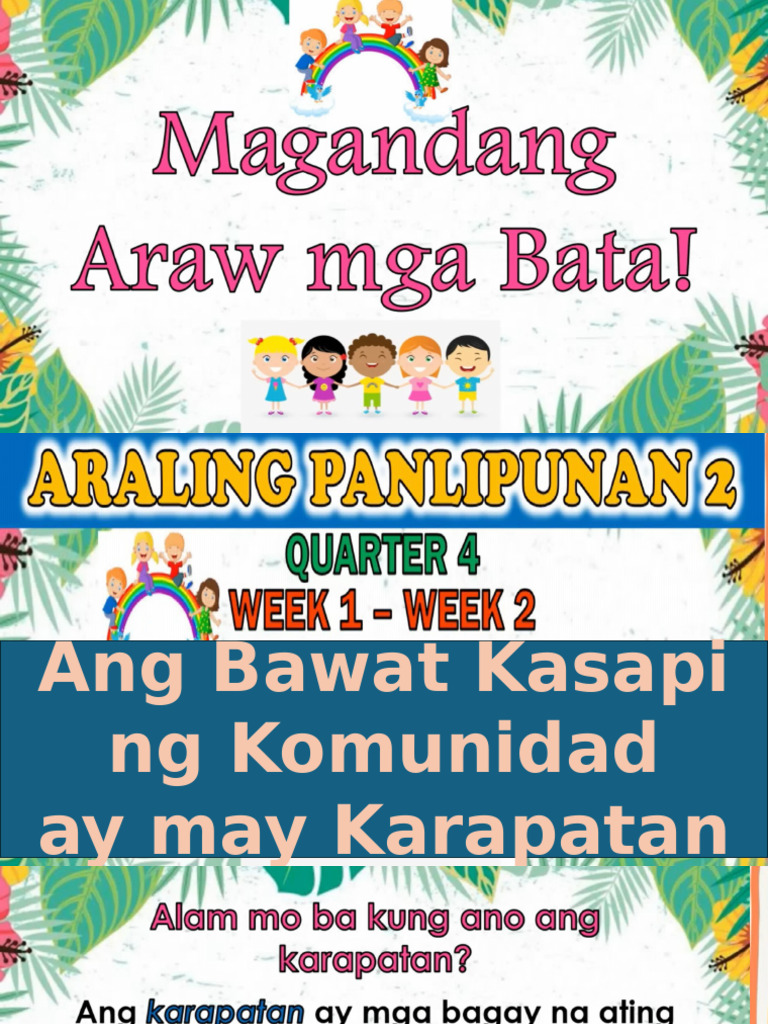 Ap 2 Q4 Week 1 | PDF