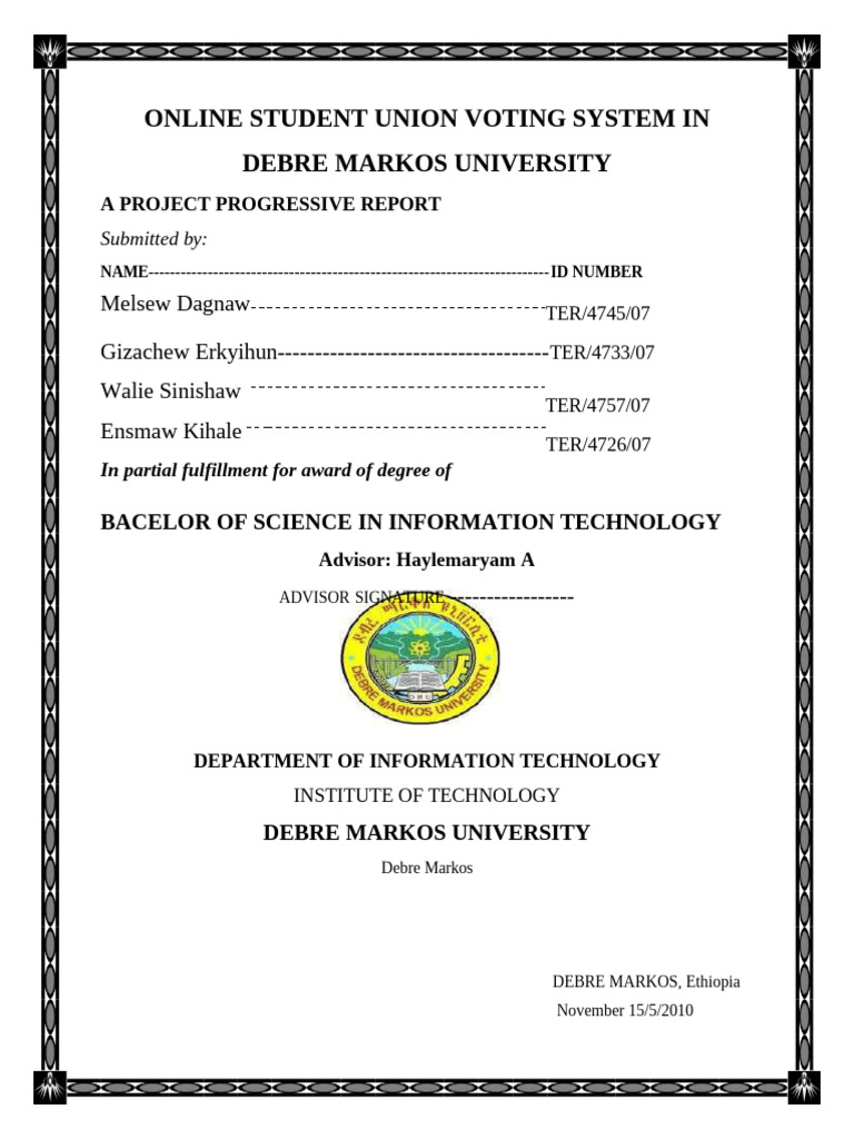 Online Student Union Voting system (1) | PDF | Use Case | Internet & Web