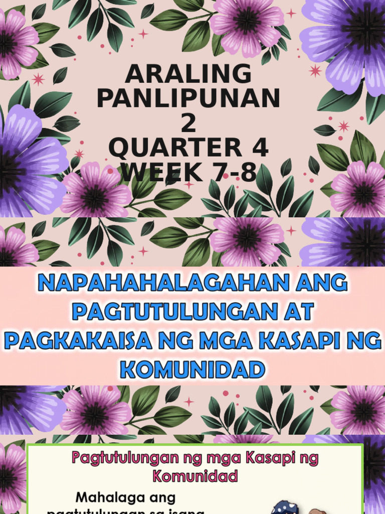 Ap 2 Q4 Week 7-8 | PDF