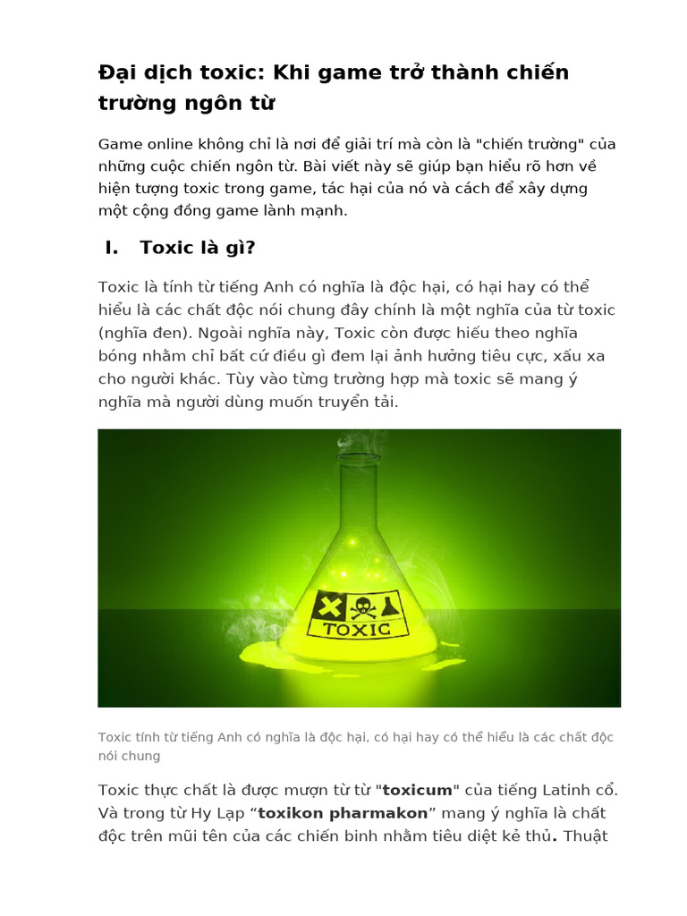 Đại dịch toxic | PDF