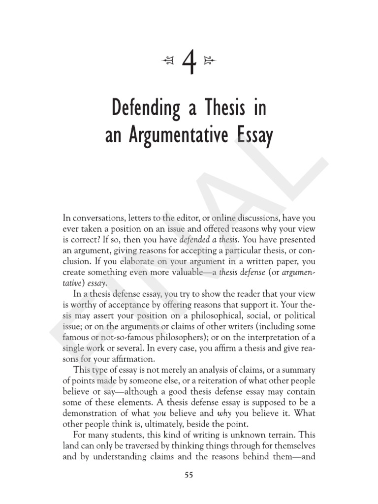 Writing A Philosophy Paper Sample Paper4 | PDF